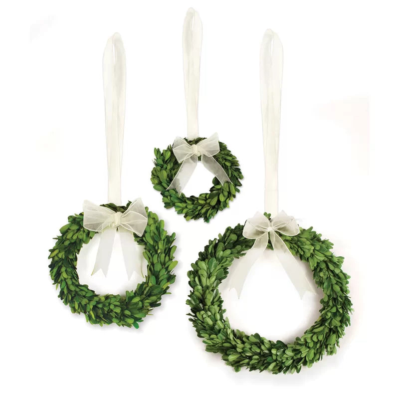 Preserved Boxwood Wreath Set – Alexandra Rae Home